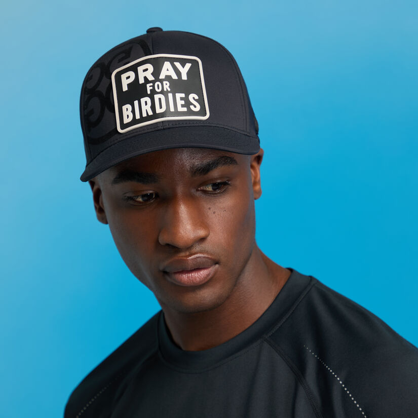 PRAY FOR BIRDIES PATCH PERFORATED DELTA HAT |MEN'S HATS | G/FORE