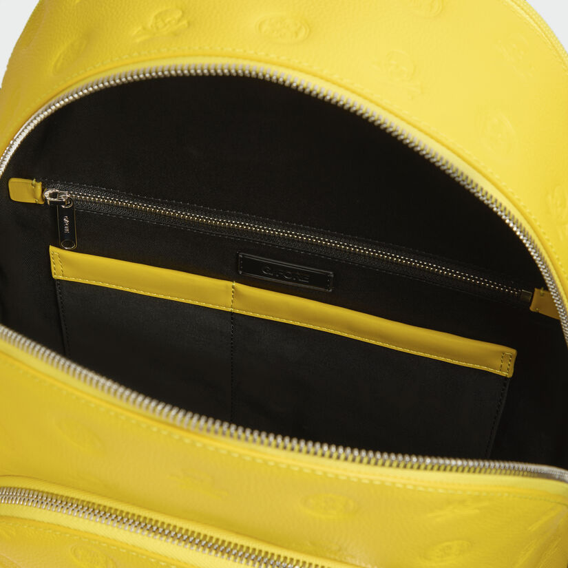 EMBOSSED SKULL & TEES LEATHER BACKPACK | ACCESSORIES FOR MEN AND WOMEN ...