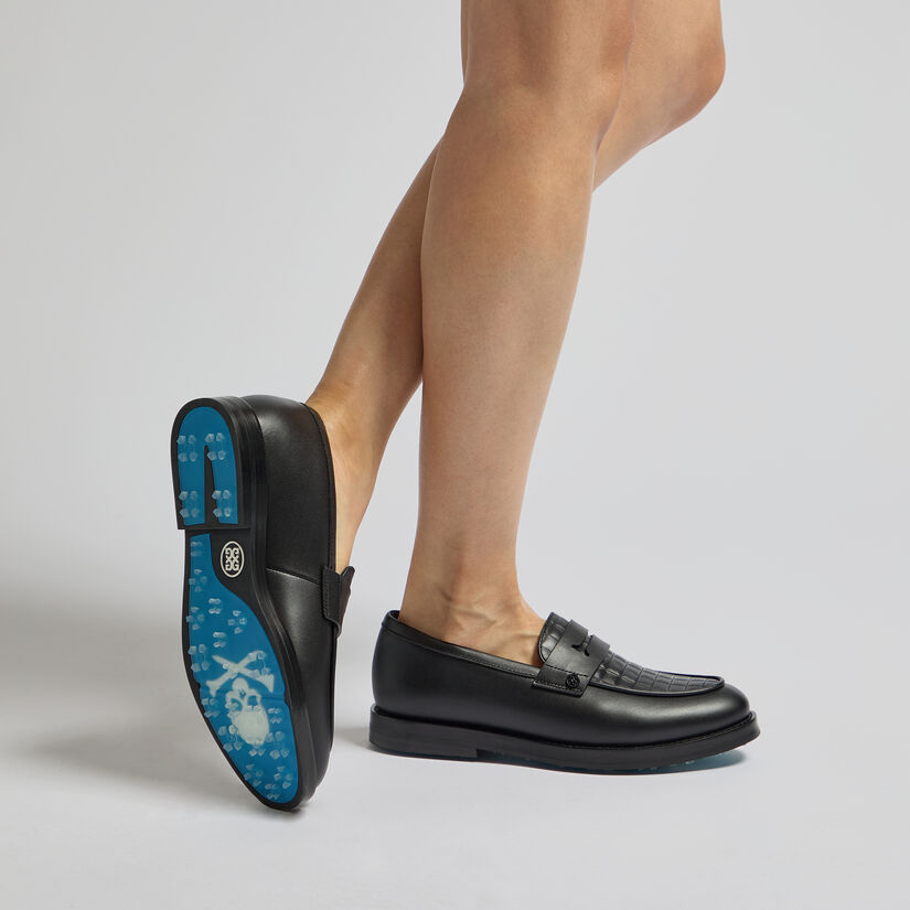 WOMEN'S GALLIVANTER QUILTED LEATHER LUXE SOLE GOLF LOAFER | WOMEN'S ...