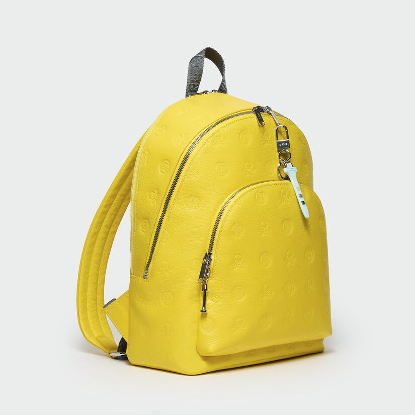 EMBOSSED SKULL & TEES LEATHER BACKPACK | ACCESSORIES FOR MEN AND WOMEN ...