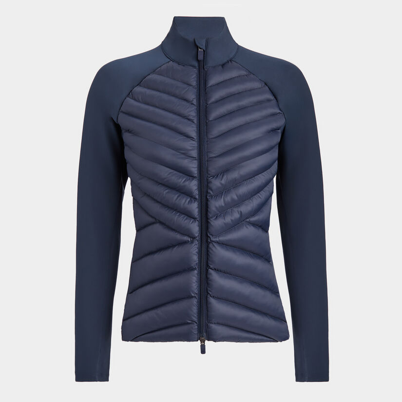 HYBRID QUILTED STRETCH TECH INTERLOCK JACKET | WOMEN'S JACKETS & VESTS ...
