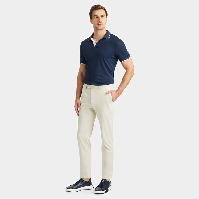 JOHNNY COLLAR TECH PIQUÉ BANDED SLEEVE POLO | MEN'S POLO SHIRTS | G/FORE