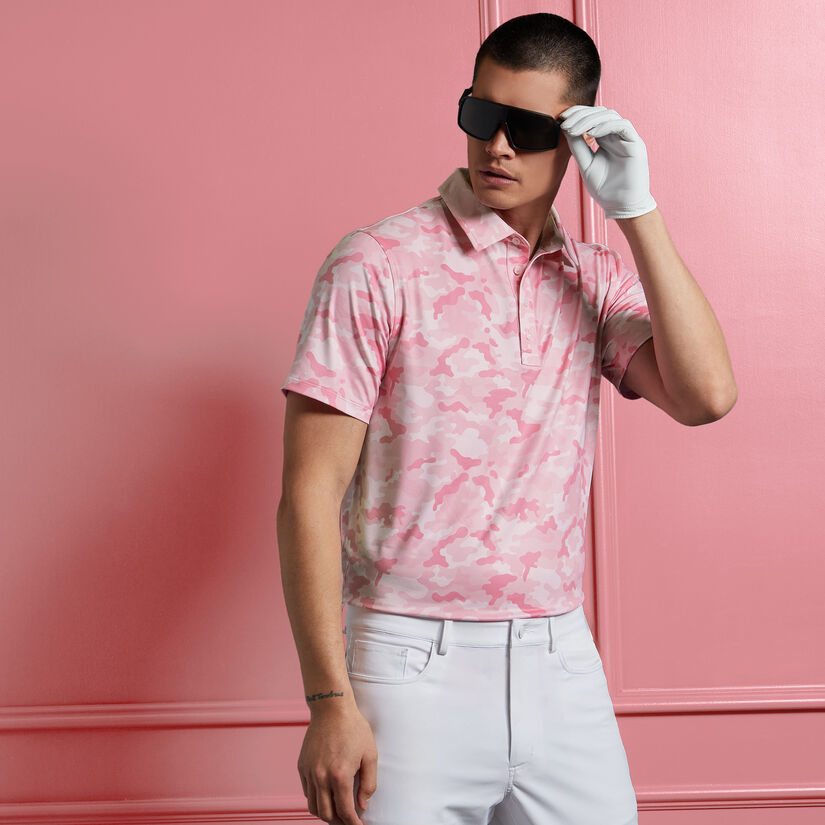 MAPPED CAMO TECH JERSEY POLO | MEN'S POLO SHIRTS | G/FORE