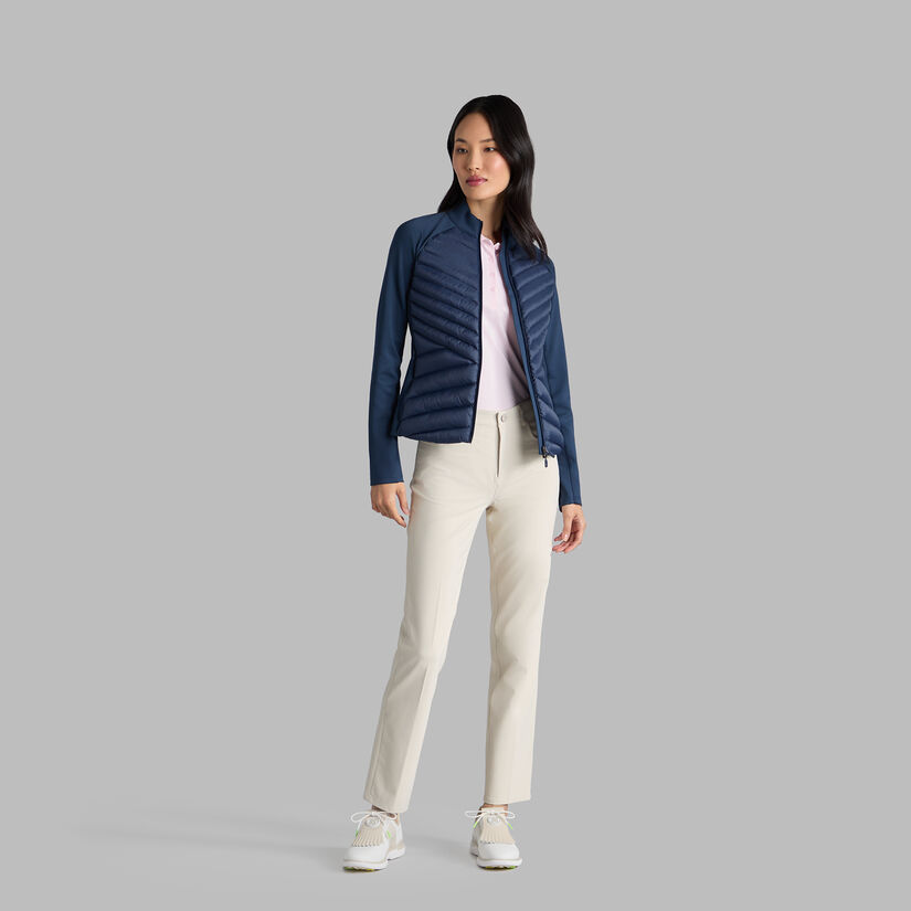 HYBRID QUILTED STRETCH TECH INTERLOCK JACKET | WOMEN'S JACKETS & VESTS ...