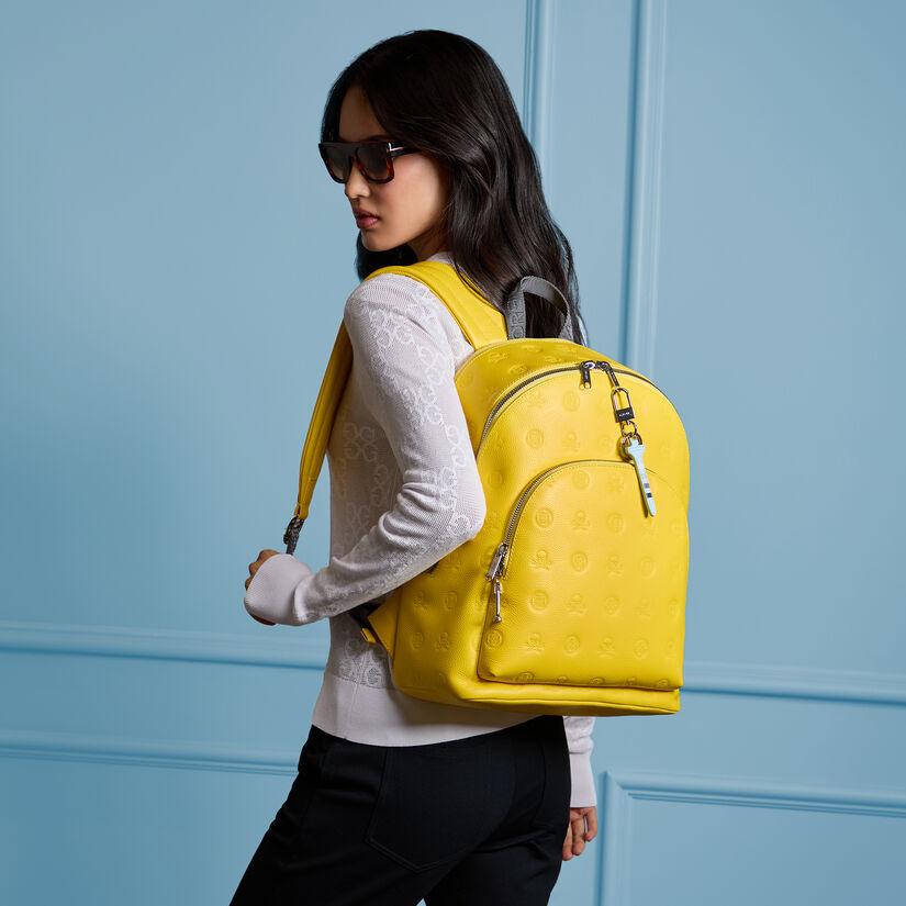 EMBOSSED SKULL & TEES LEATHER BACKPACK | ACCESSORIES FOR MEN AND WOMEN ...