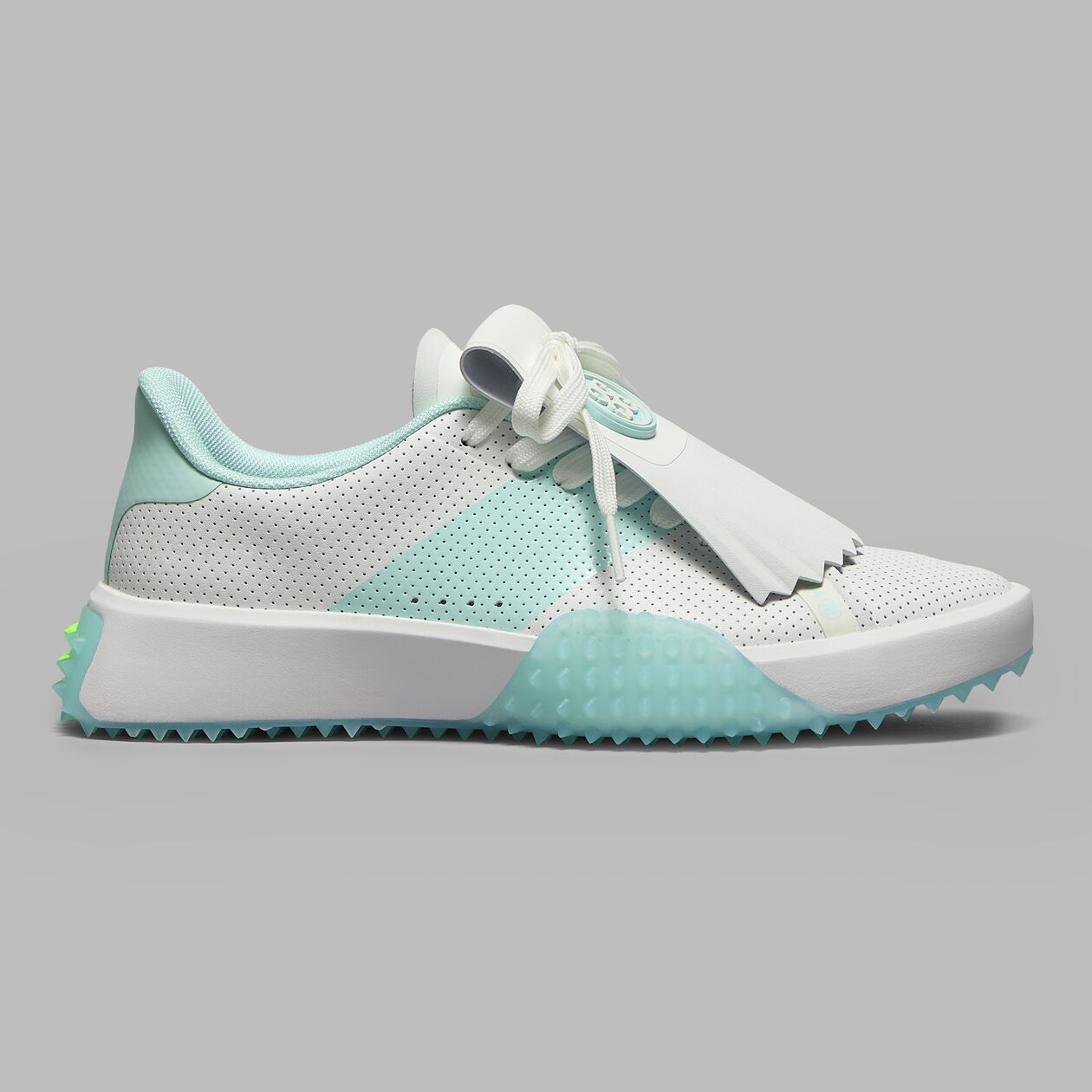 WOMEN'S G.112 PERFORATED SADDLE STRIPE KILTIE GOLF SHOE | WOMEN'S GOLF ...