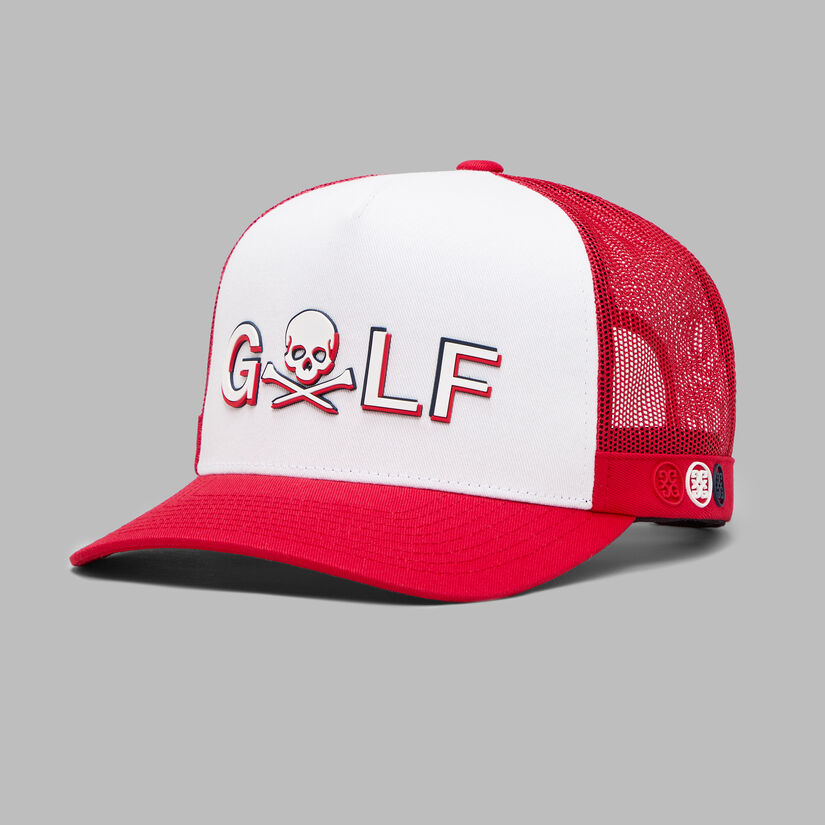 GOLF SKULL TRUCKER HAT | MEN'S HATS | G/FORE