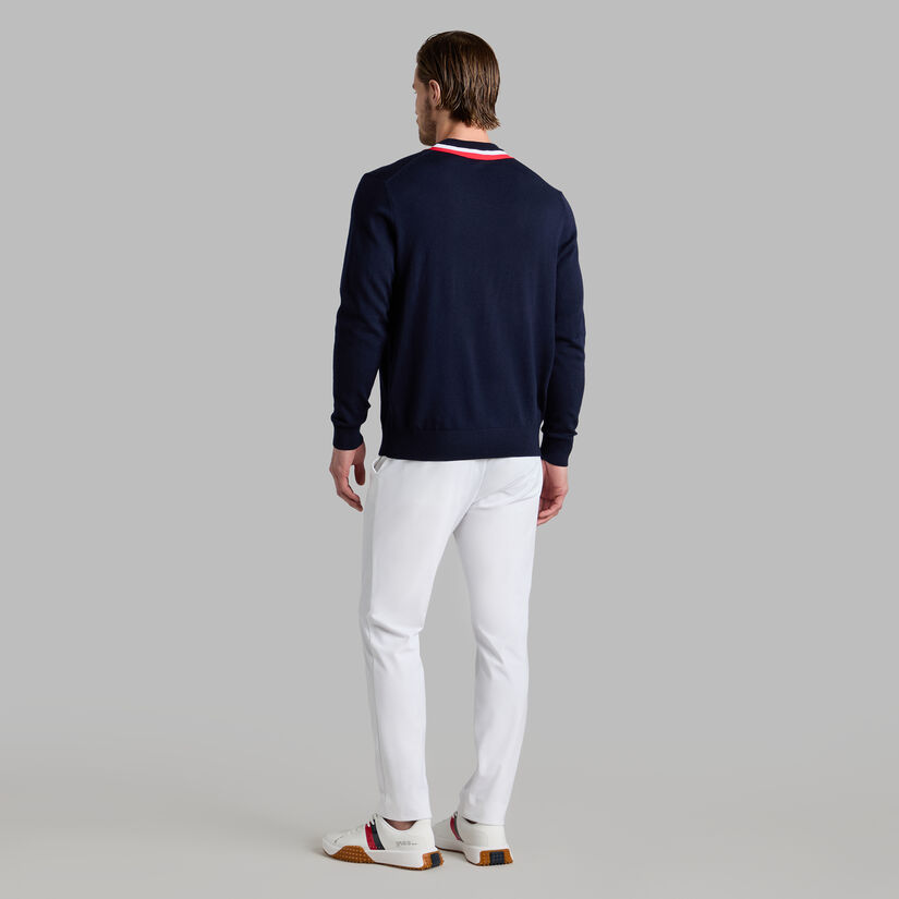 COLOUR BLOCK MERINO WOOL JUMPER | MEN'S JUMPERS | G/FORE