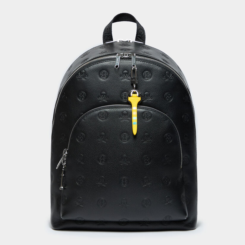 EMBOSSED SKULL & TEES LEATHER BACKPACK | ACCESSORIES FOR MEN AND WOMEN ...
