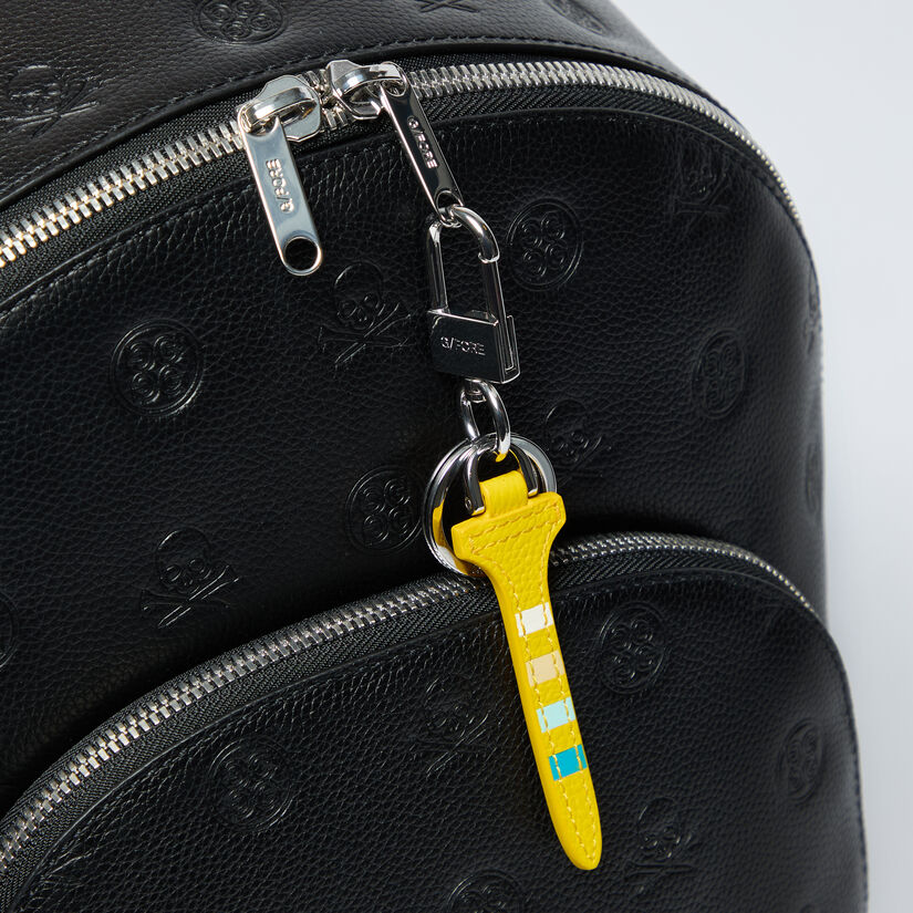 EMBOSSED SKULL & TEES LEATHER BACKPACK | ACCESSORIES FOR MEN AND WOMEN ...