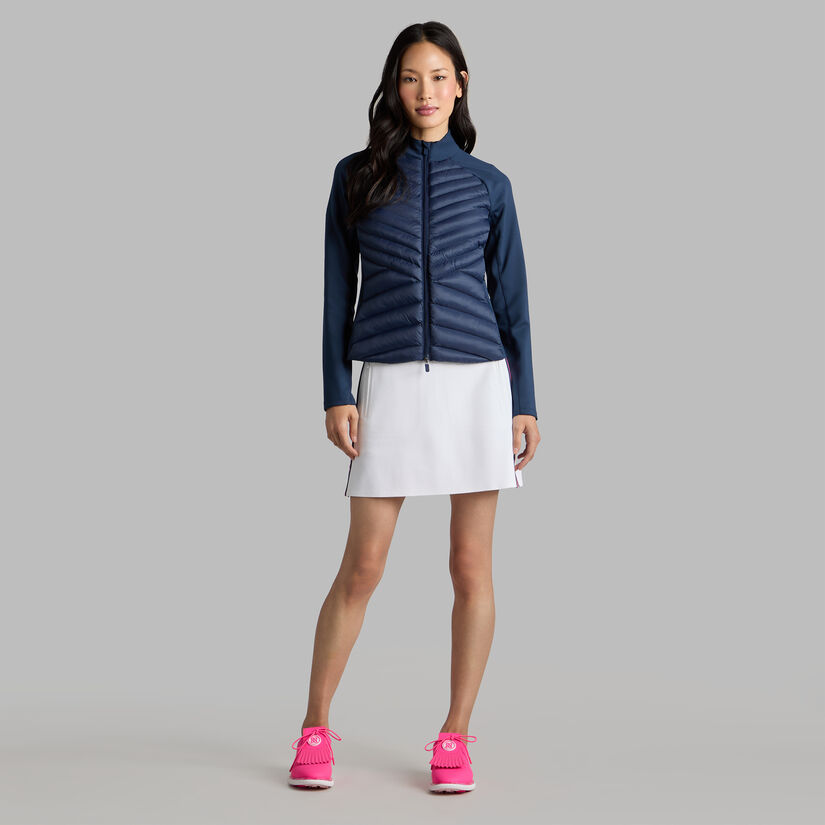 HYBRID QUILTED STRETCH TECH INTERLOCK JACKET | WOMEN'S JACKETS & VESTS ...