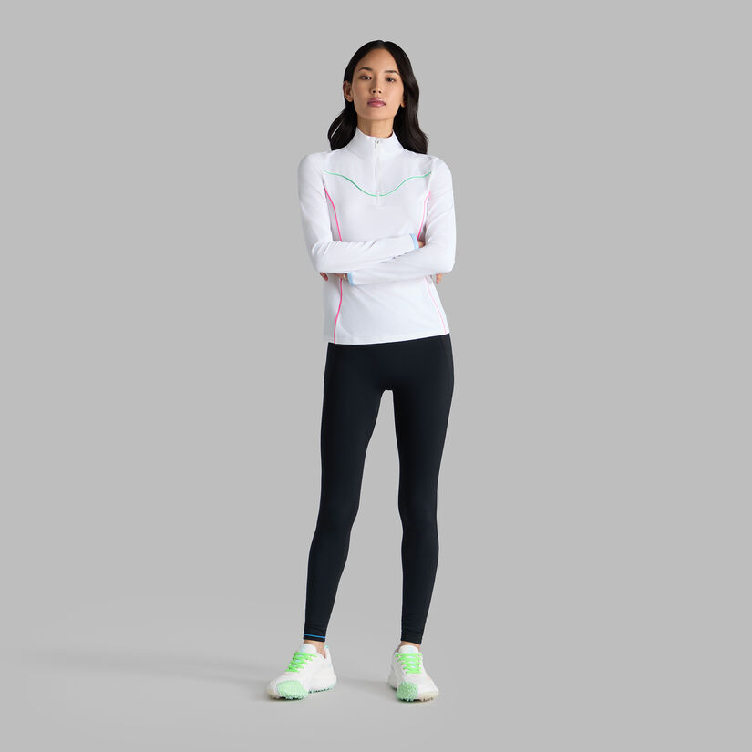 STRETCH NYLON INTERLOCK TIPPED PULLOVER | WOMEN'S PULLOVERS & QUARTER ...