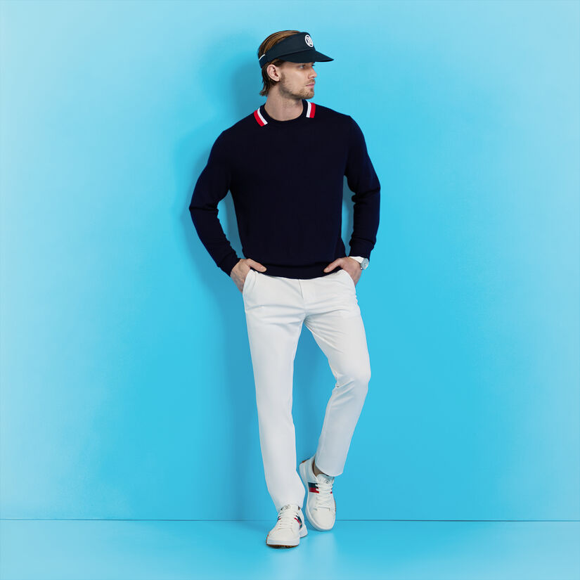 COLOUR BLOCK MERINO WOOL JUMPER | MEN'S JUMPERS | G/FORE