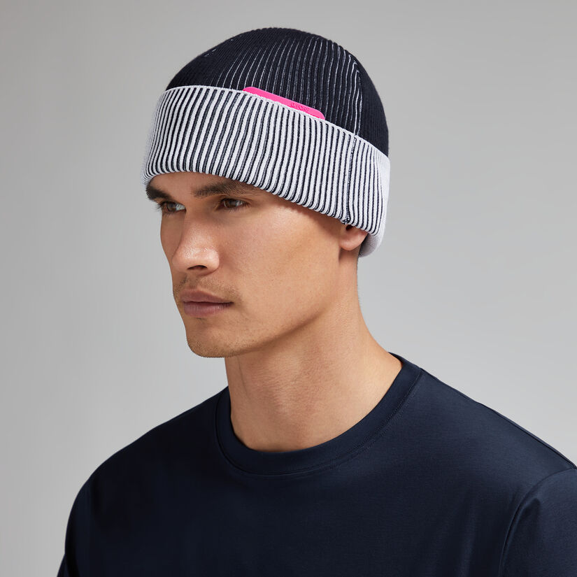 CONTRAST RIB KNIT BEANIE | MEN'S HATS | G/FORE