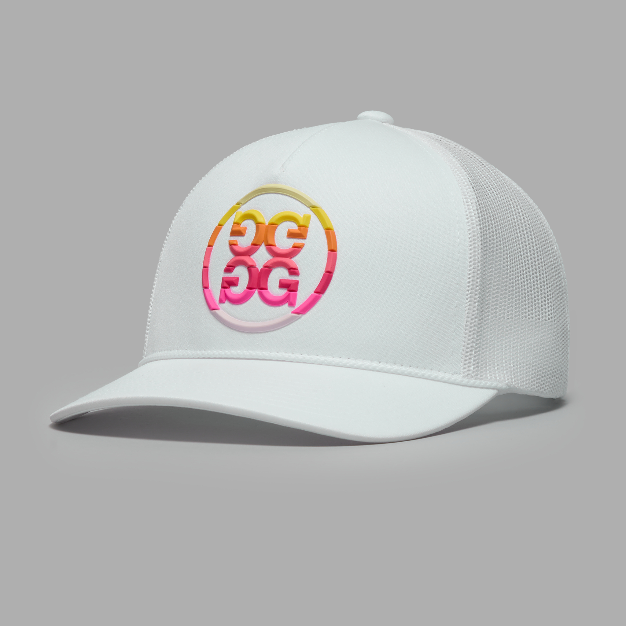 GRADIENT CIRCLE G'S COTTON TWILL TRUCKER HAT | WOMEN'S HATS | G/FORE