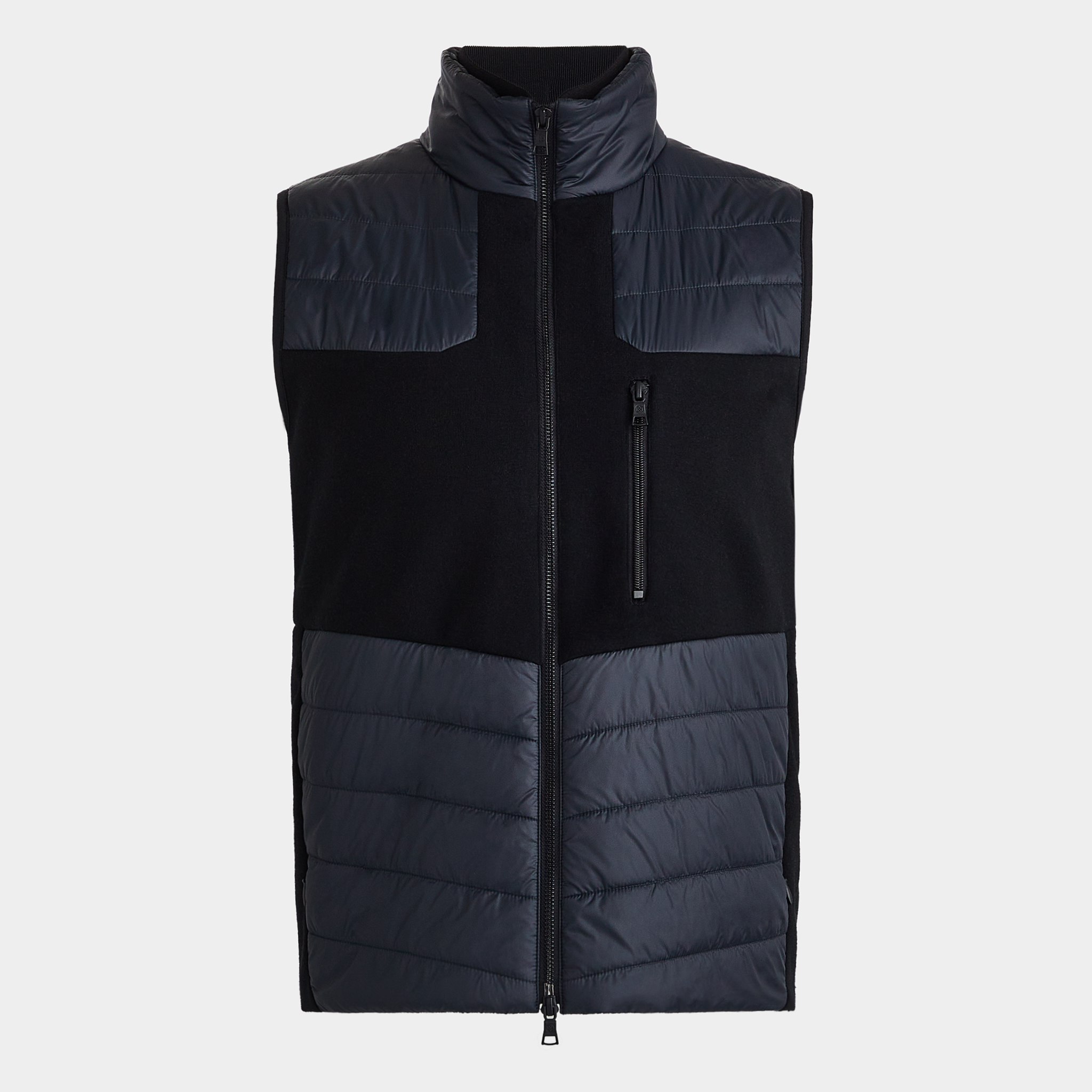 PIXELATED SKULL & T'S MERINO WOOL FULL ZIP GILET – G/FORE