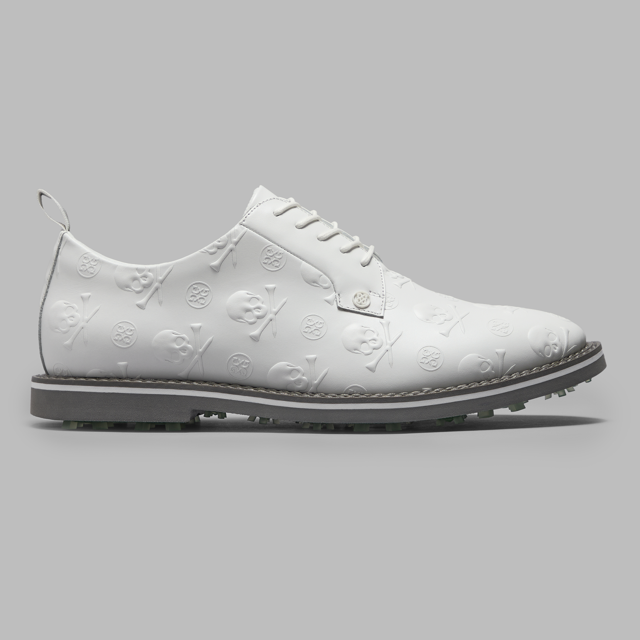 MEN'S GALLIVANTER EMBOSSED SKULL & TEES LEATHER GOLF SHOE | MEN'S GOLF ...